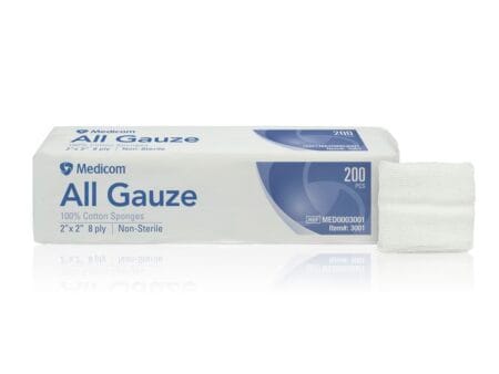 DENTAL COTTON GAUZE 2X2 – Optimum Distributors